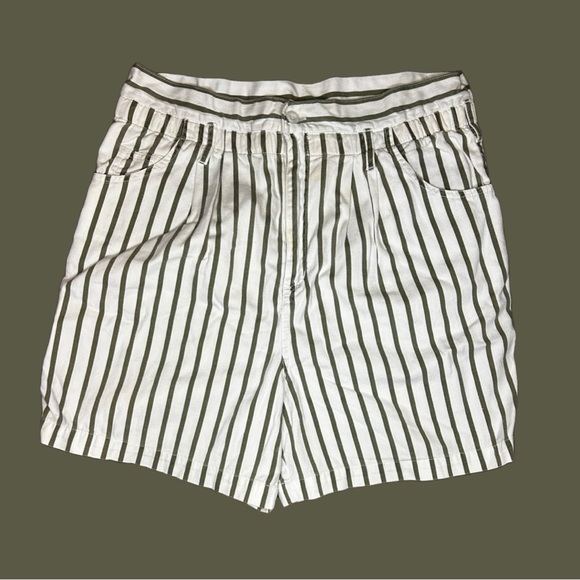 Snazz | Shorts | Vintage Snazz Striped High Waist Short | Poshmark